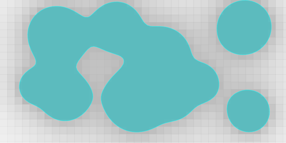 Tracing metaballs in two dimensions - Eight Squared Software